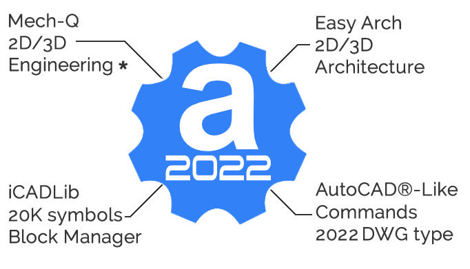 AviCAD complete 2D/3D .Dwg CAD